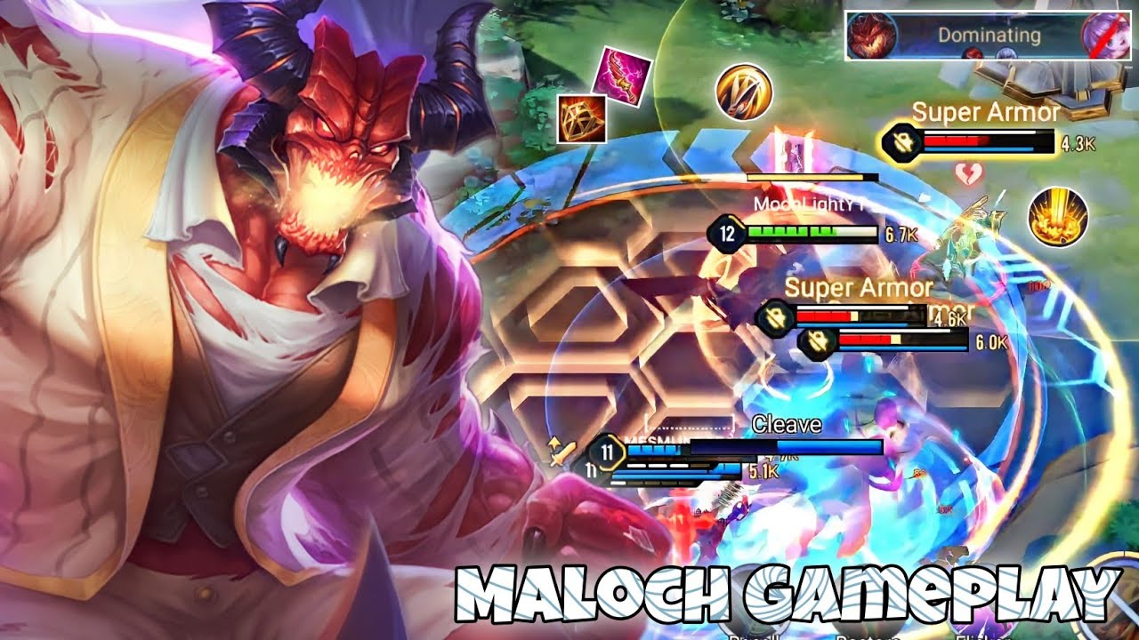 Maloch Slayer Lane Pro Gameplay | Lord of True Damage | Arena of Valor ...
