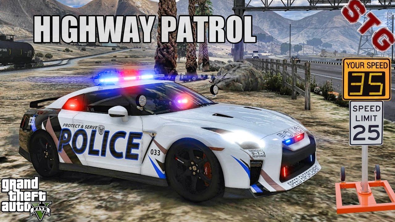 PLAY GTA 5 AS A COP - GTR HIGHWAY PATROL ( GTA 5 LSPDFR ROLEPLAY MODS ...