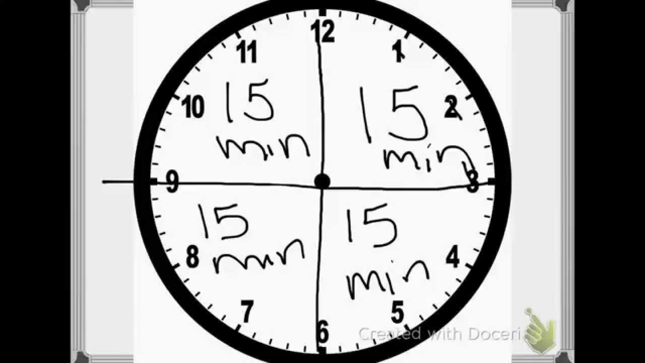 Telling Time To The Nearest 1 2 1 4 Hour YouTube