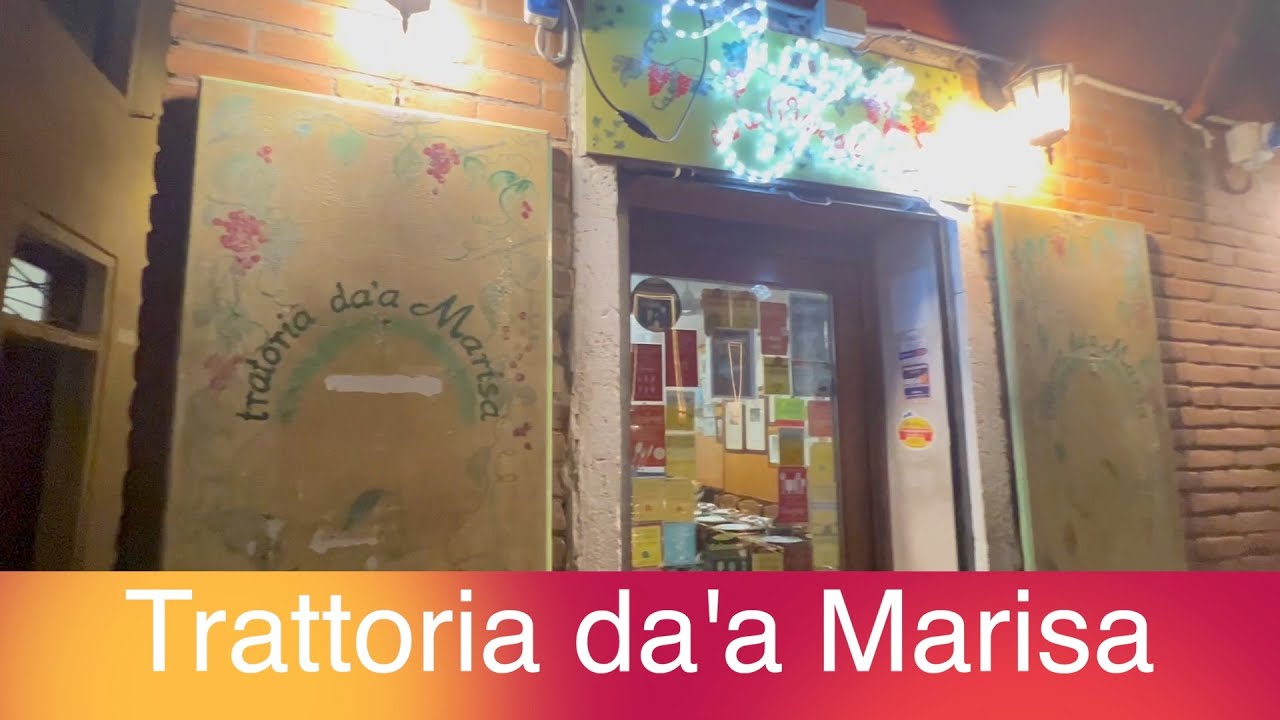 Trattoria da ea Marisa Venezia - YouTube