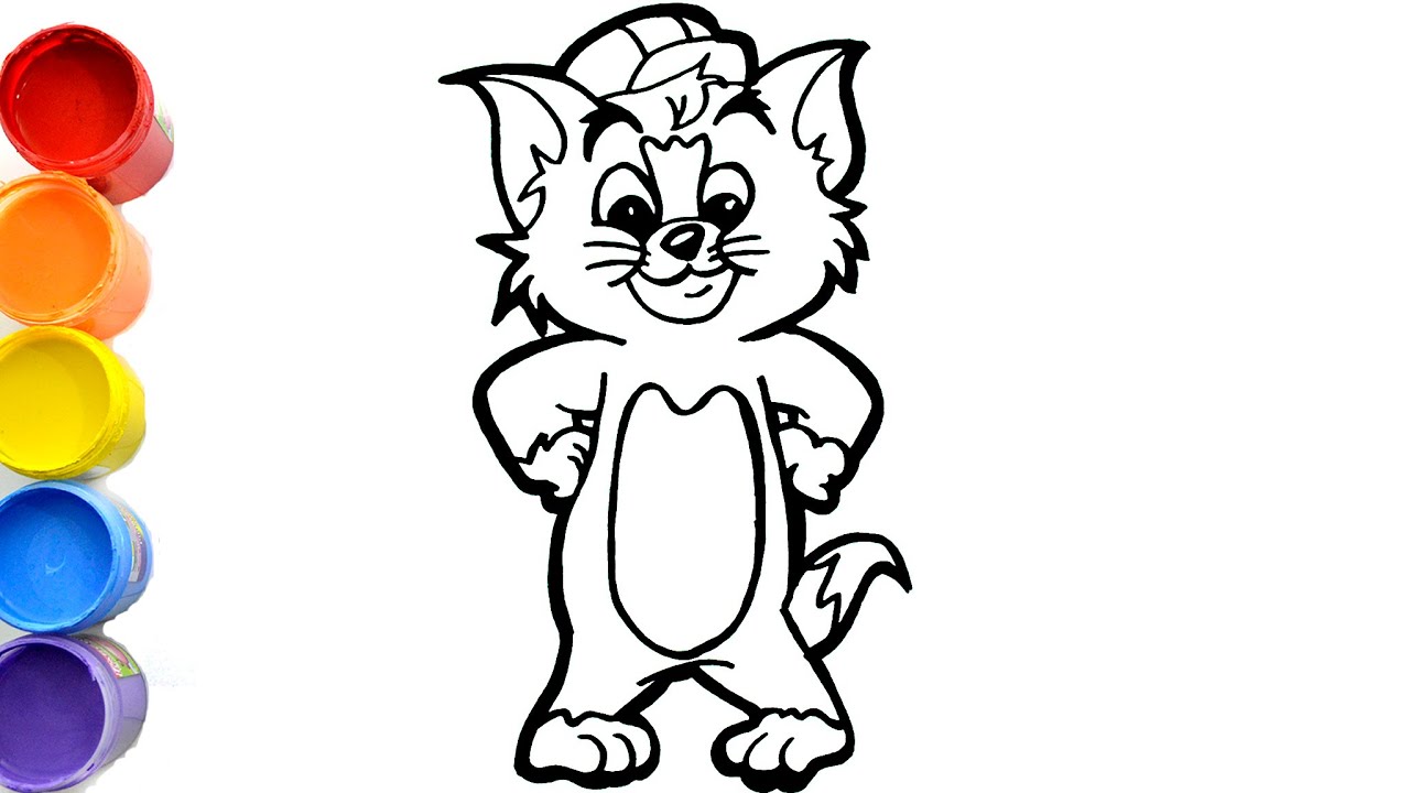 🔴 How to draw TOM BABY of movie TOM AND JERRY 2021 - YouTube