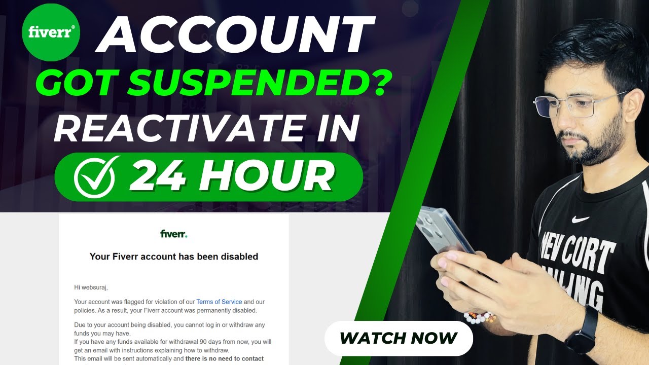 How to Reactivate Your Disabled Fiverr Account in 2025| Step-by-Step ...