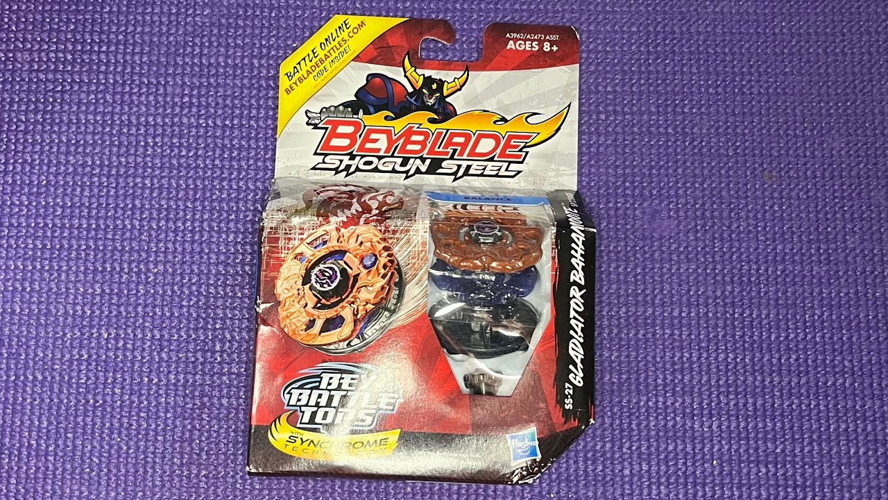 Beyblade Shogun Steel Gladiator Bahamoote - YouTube
