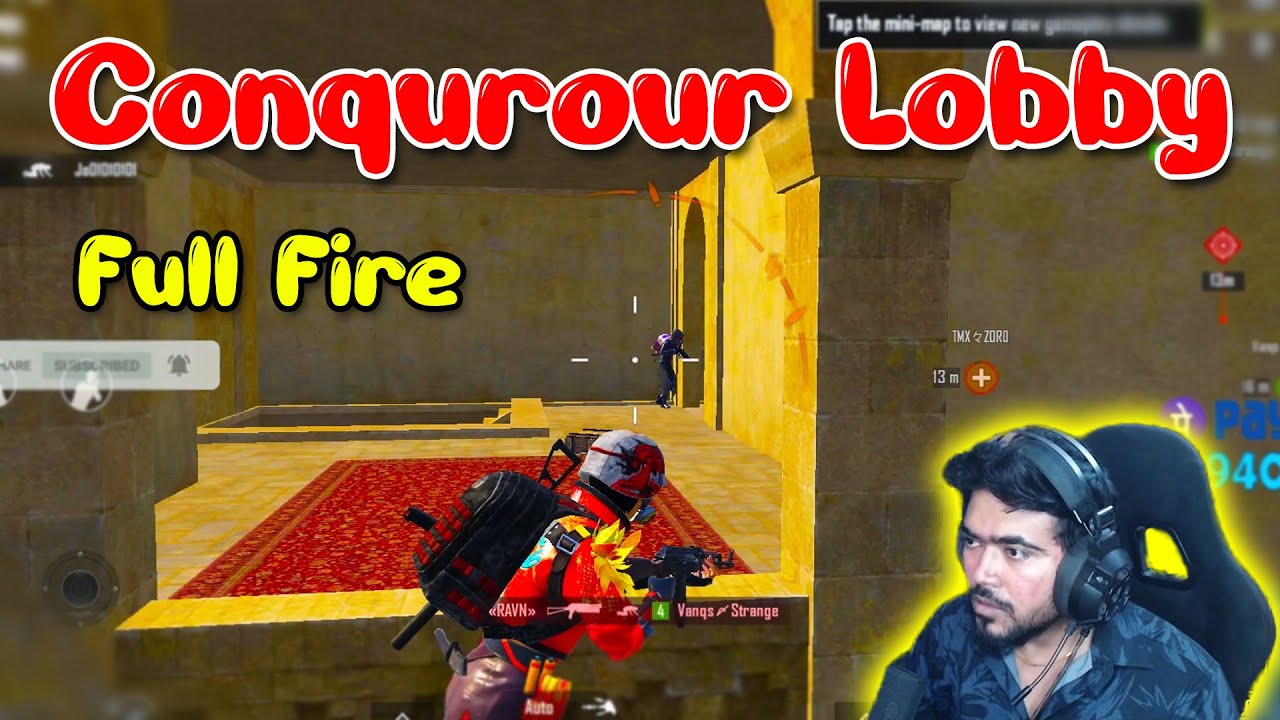 3 Mins 8 Kills - Conqueror Lobby on Fire | Full Match Intense Only ...