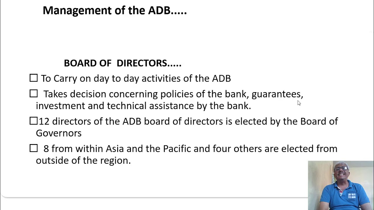 ADB - Objectives and Structure - Dr. Sreenivasaiah K - YouTube