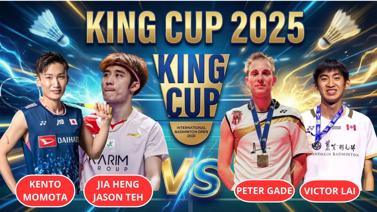 KENTO MOMOTA/JIA HENG JASON TEH (JPN/SIN) VS PETER GADE/VICTOR LAI (DEN ...