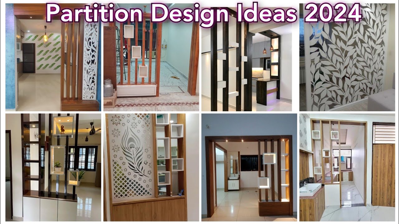 Living Room Wall Partition Design 2024 || Room Partition Ideas || Hall ...