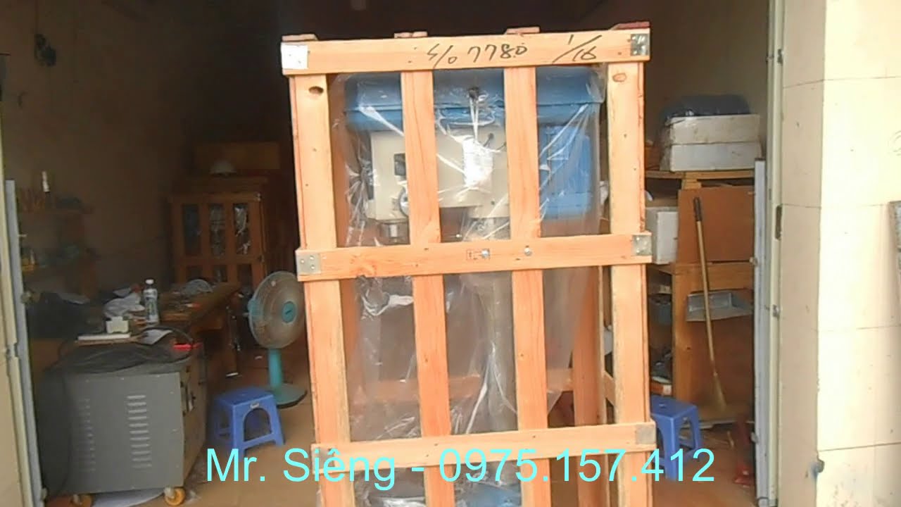 Máy khoan bàn có taro KTK LGT-550B, khoan bàn 20mm kèm taro M18 - YouTube