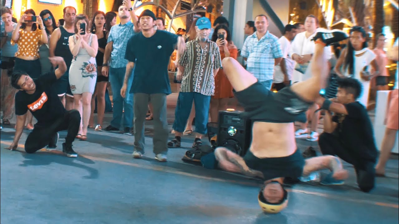 Street Break dancing and Street Seafood cinematic 4k. - YouTube