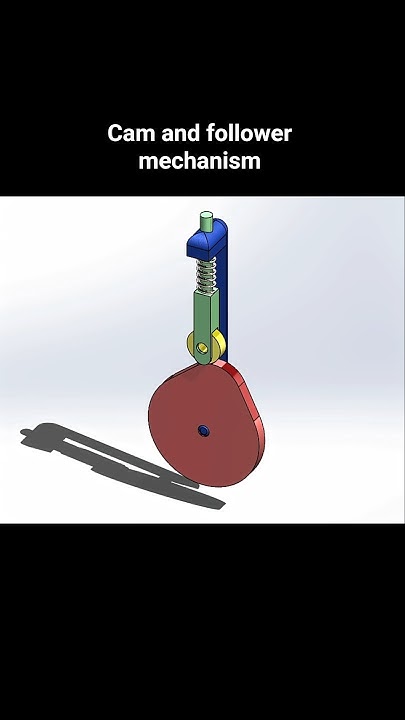 SolidWorks Motion Study – Cam & Follower Mechanism - YouTube