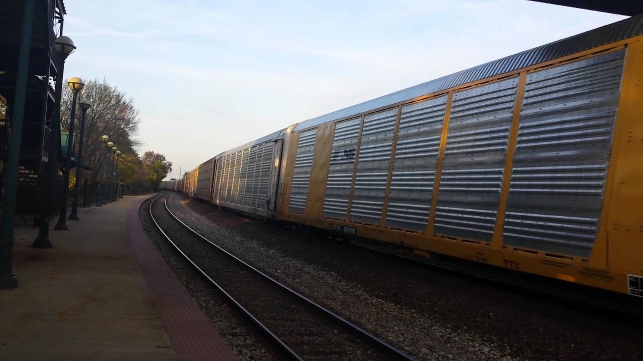 NS EASTBOUND AUTORACK TRAIN 272-23 - YouTube