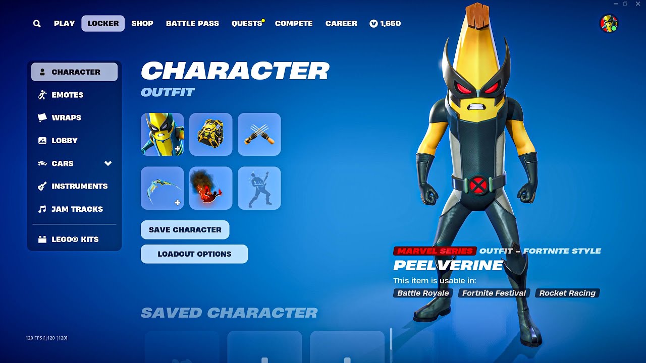 X-Force Peelverine Skin - Fortnite Gameplay C5S4 Battle Pass! - YouTube