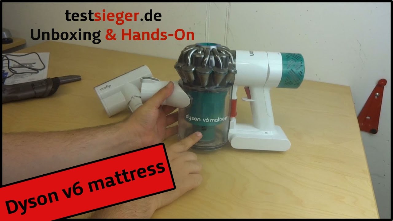 Dyson v6 mattress | Unboxing & Hands-On - YouTube