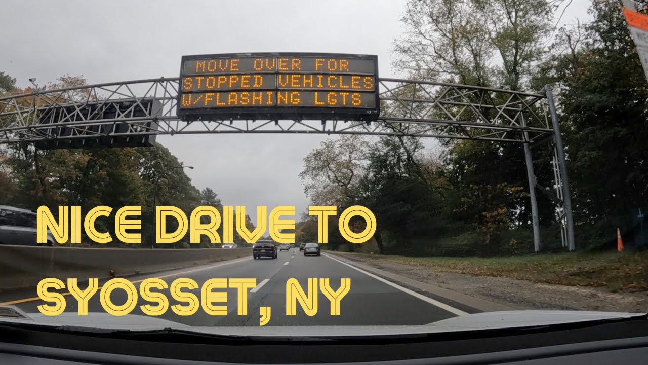 Nice Drive to Syosset Long Island NY - YouTube