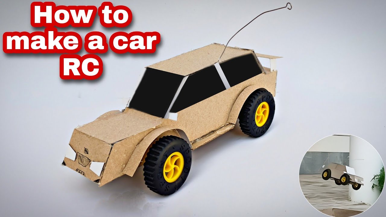 How to make a cardboard car easy #cardboard #rc - YouTube