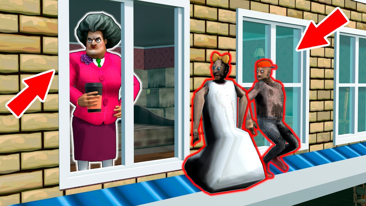 4 Ways to Rob Scary Teacher's House - funny horror school animation (p ...