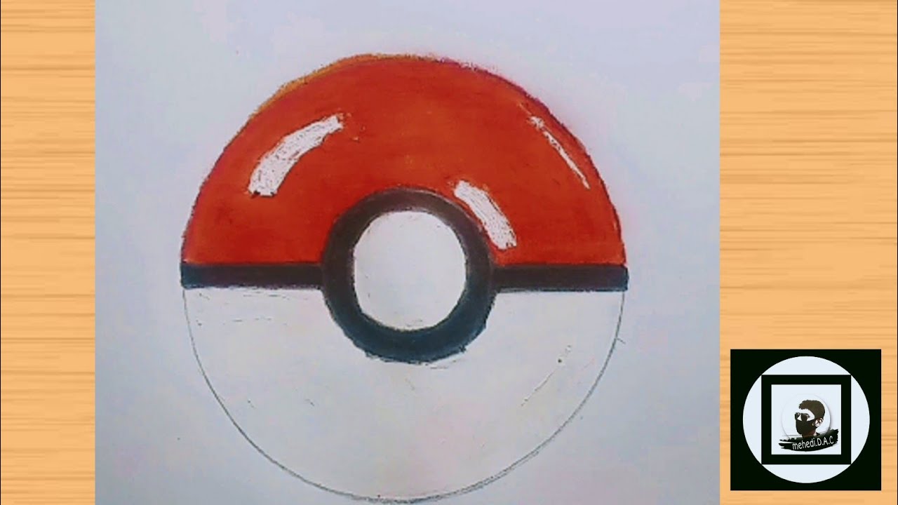How To Make Draw A Pokéball😱🔥|Drawing a Pokéball Art Pancile.|# ...