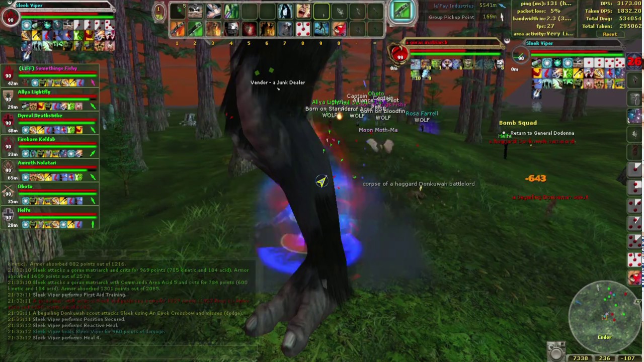 SWG Legends: Defeating the "World Boss" Matriarch Gorax [WOLF] - YouTube