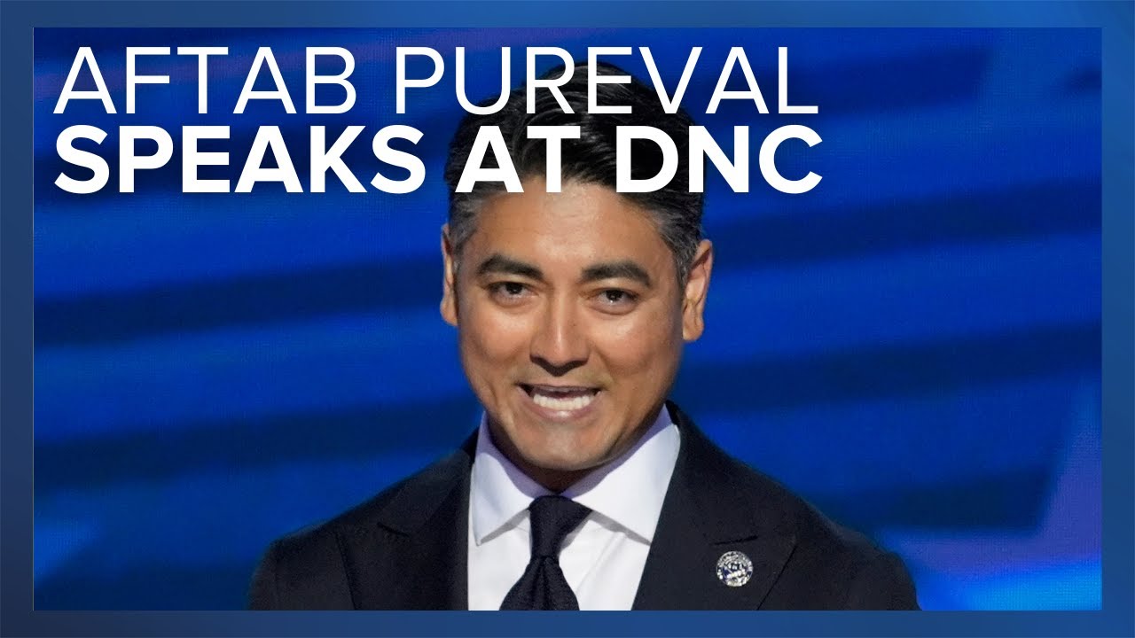 Cincinnati Mayor Aftab Pureval speak at Democratic National Convention ...