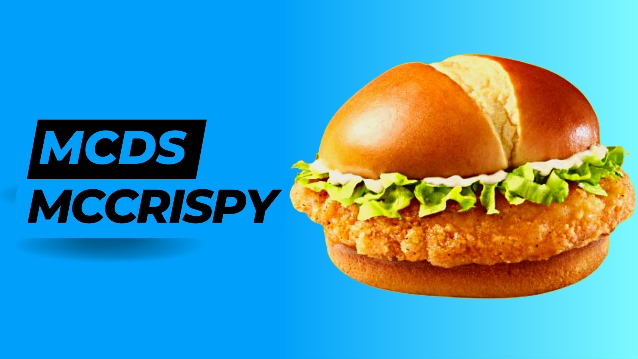 NEW McDonalds McCrispy Chicken Sandwich review - YouTube