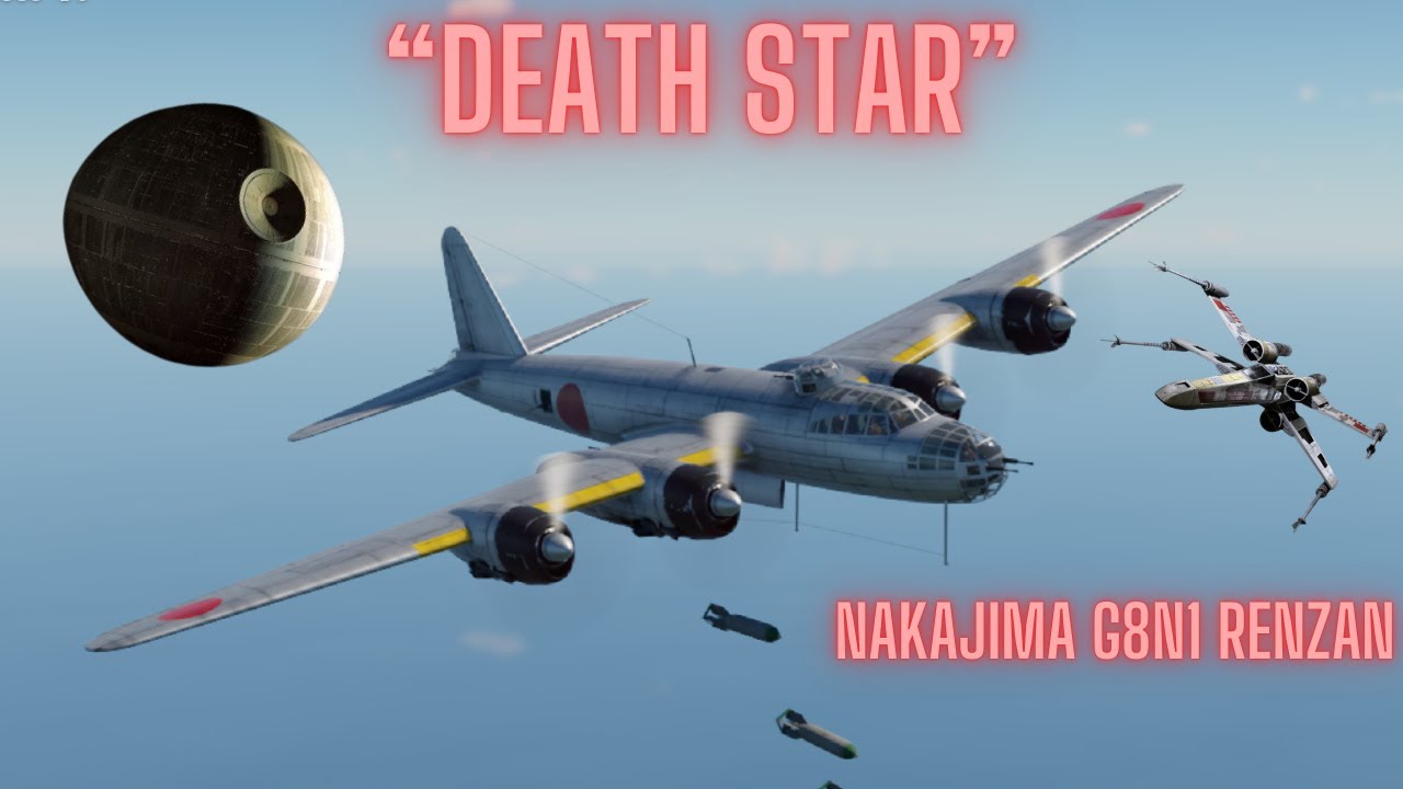 Nakajima G8N1 Renzan - "Death Star" - YouTube