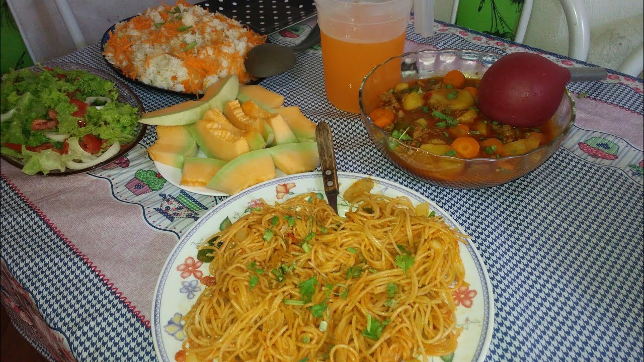 ALMOÇO DE DOMINGO COMPLETO COM MENOS DE 20,00 REAIS - YouTube