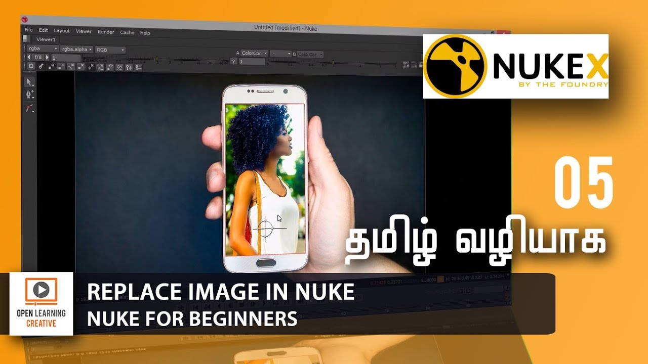 Nuke For Beginners Replace Image In Nuke Lesson 514 Tamil Tutorial Youtube