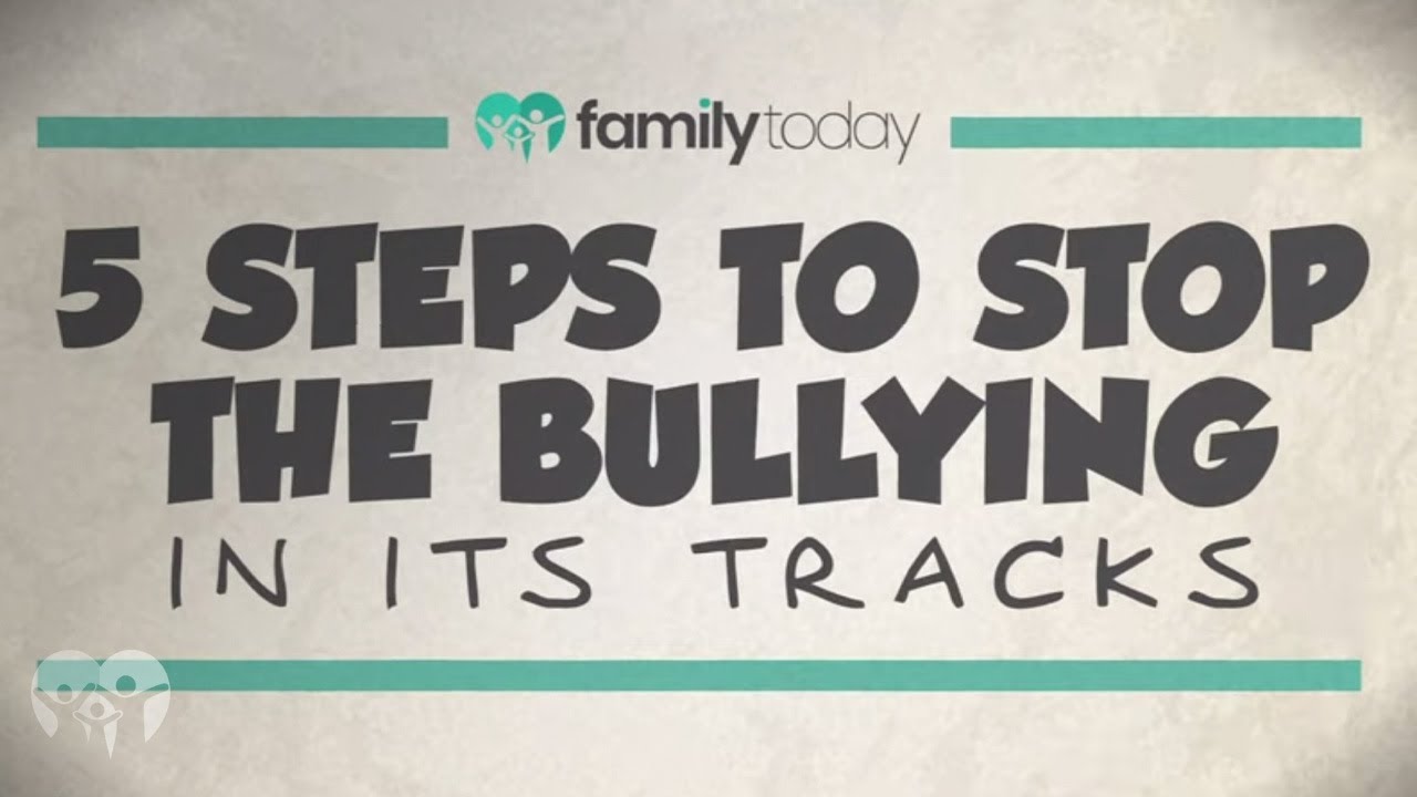 5 Steps to Stop Bullying in Its Tracks - YouTube