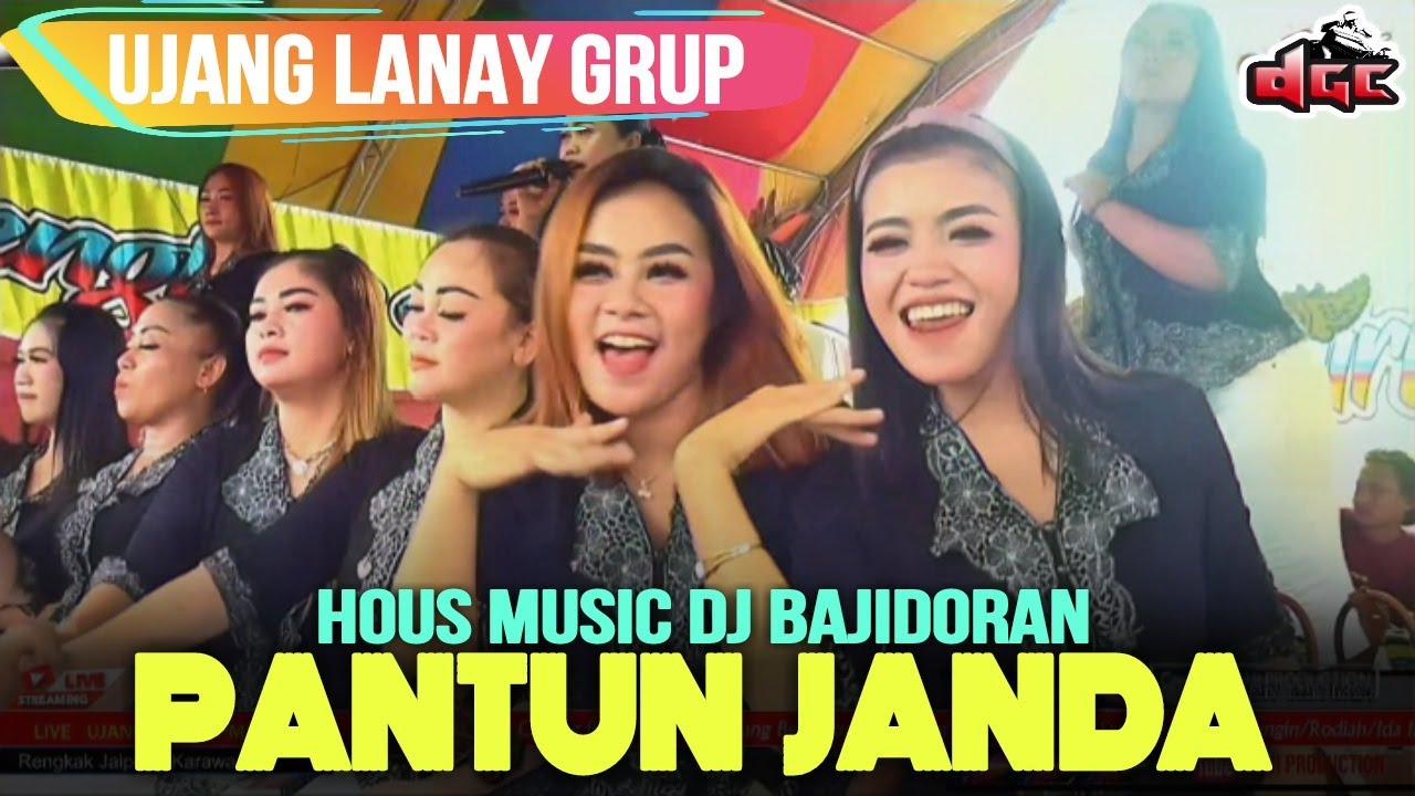 hous music dj bajidoran || pantun janda - janda pirang || pmj ujang lanay live jayabakti - YouTube