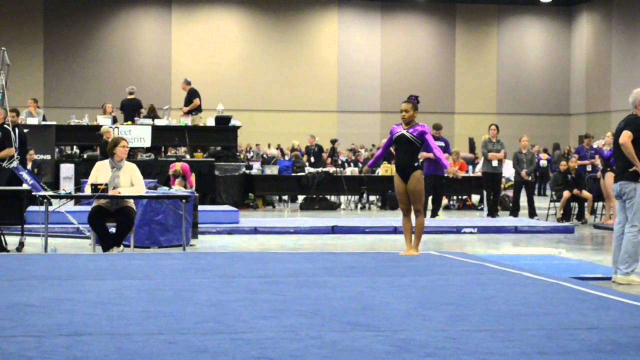 Sabriyya Rouse Level 10 Nationals 2014- Floor - YouTube