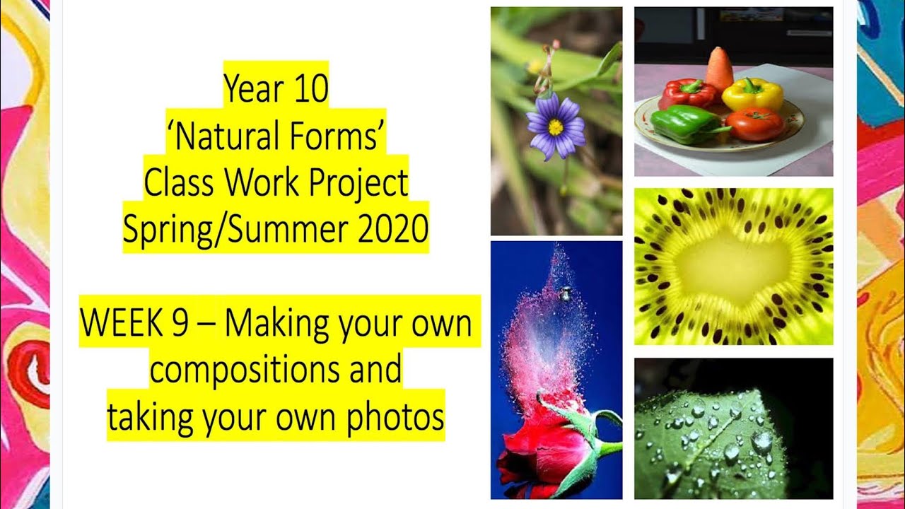 Year 10 Week 9 - Taking Natural Forms photos - YouTube