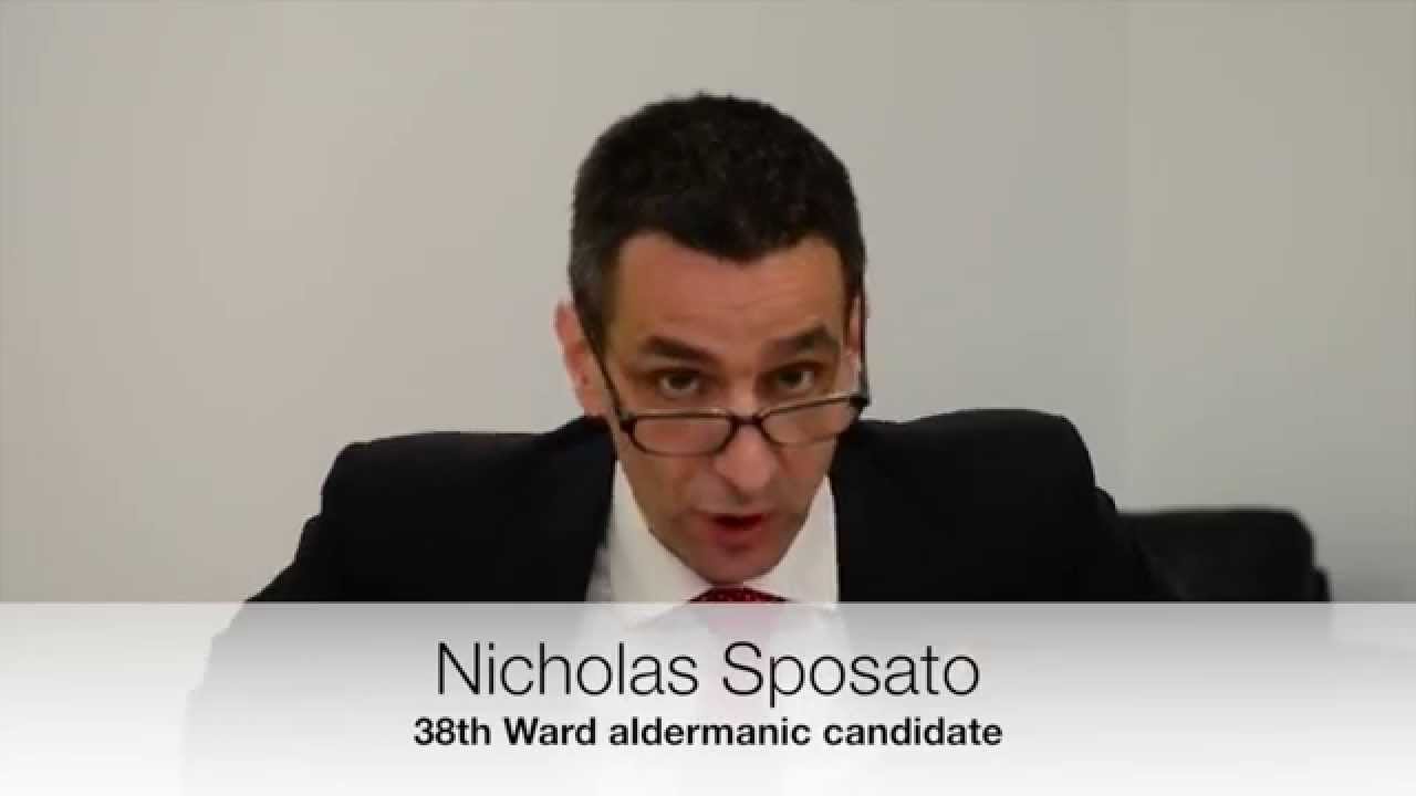Nicholas Sposato, 38th Ward aldermanic candidate - YouTube