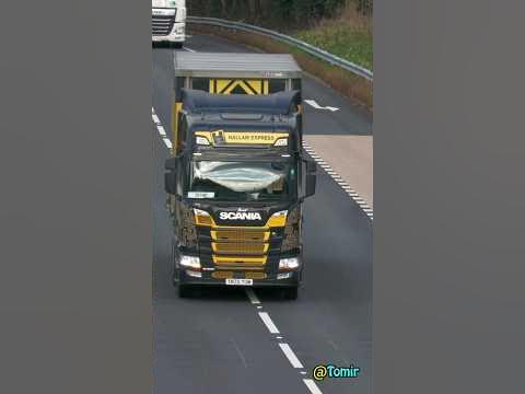 SCANIA R500 - Hallam Express - A1(M) motorway #truckspotting #tomir - YouTube