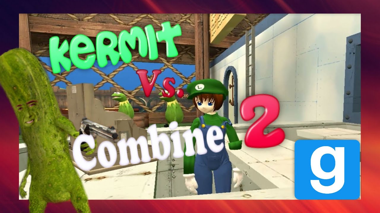 Gmod | Kermit vs. Combine 2 | Picolas Cage?!?! - YouTube