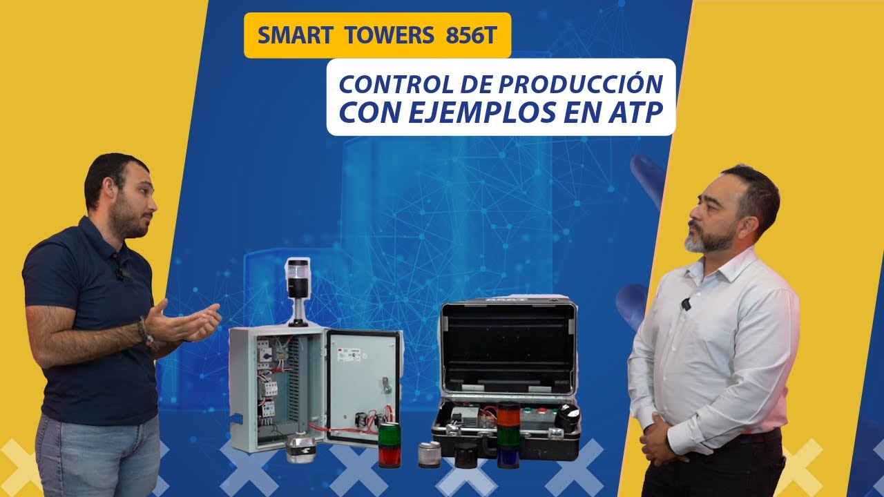 Smart towers 856T control de producción con ejemplos en ATP - YouTube