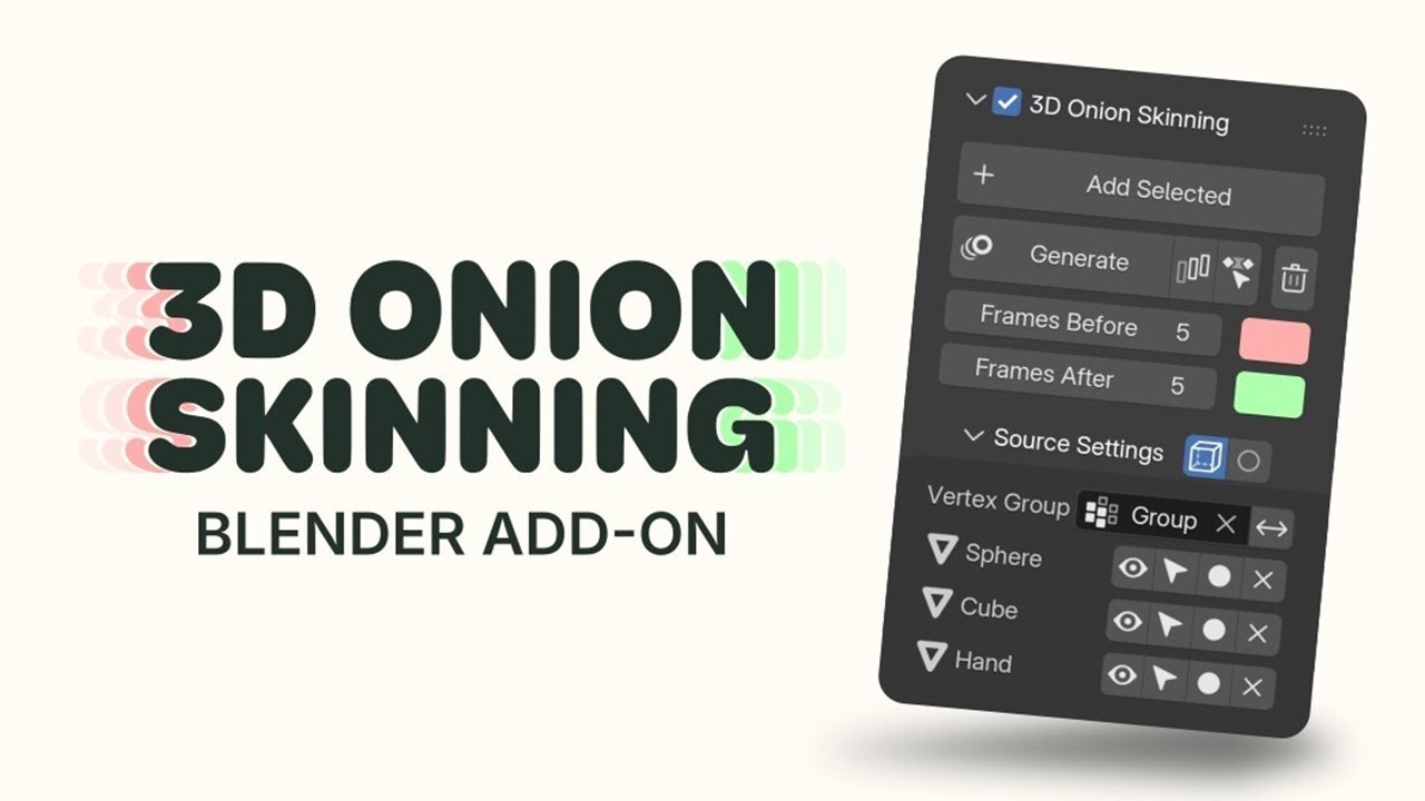 3D Onion Skinning | Instant visual multi frame animations | New Blender ...
