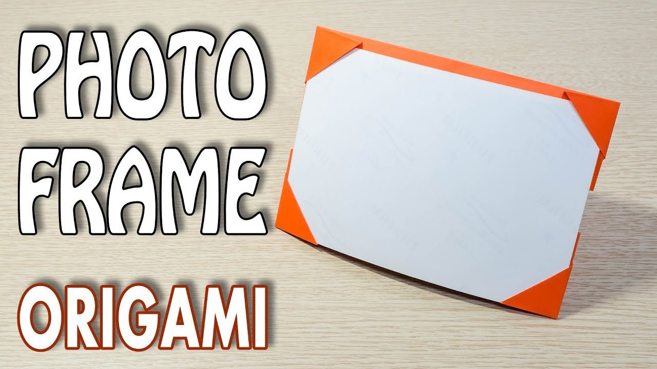 Origami Photo Frame :Tutorial - YouTube