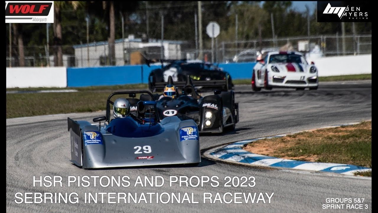 Wheel to Wheel Battle for P1 in Groups 5&7 at Sebring HSR - YouTube