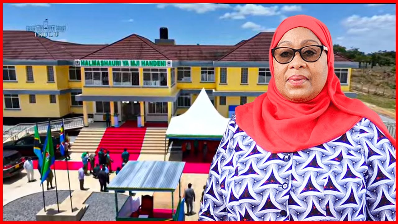 🔴 LIVE | RAIS SAMIA AKIFUNGUA JENGO LA HALMASHAURI YA MJI WA HANDENI ...