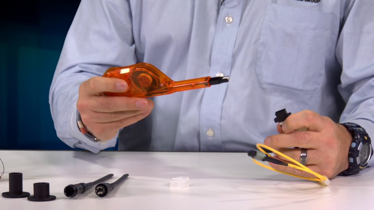 Senko Smart Cleaner for MPO Fiber Optic Connectors - YouTube