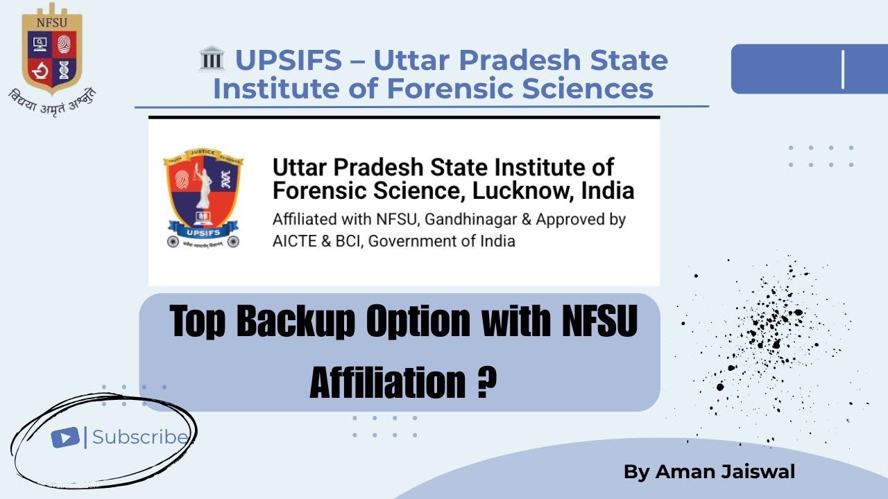 🎥 🏬UPSIFS College Review | NFSU-Affiliated | Best Backup for NFAT, JEE ...