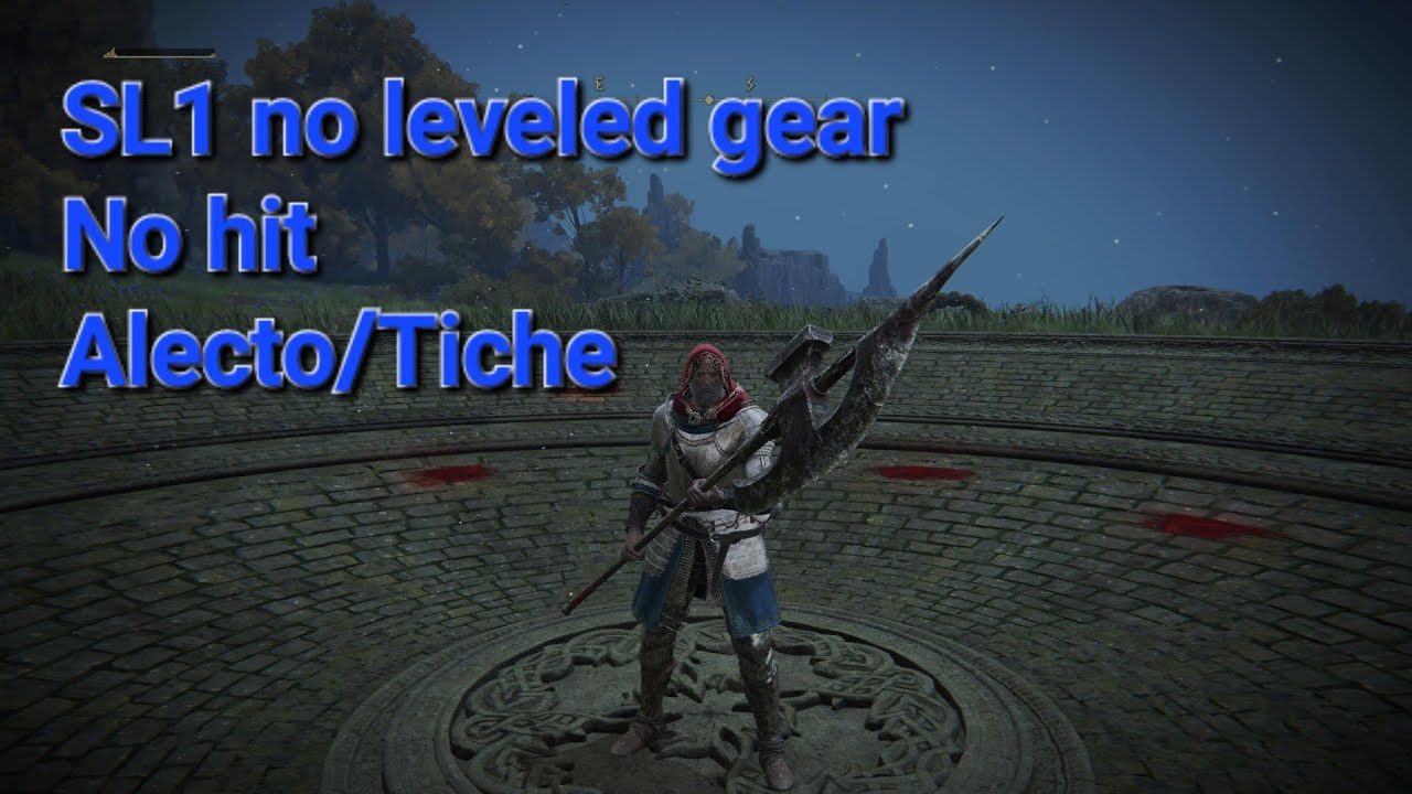Elden Ring Alecto Black Knife Tiche SL1 no hit no leveled gear - YouTube