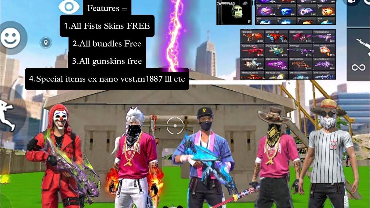 Craftland All Bundles+All Emote+All Evo Gun Map Code | FF New Craftland Map | FF Emote Craftland ...