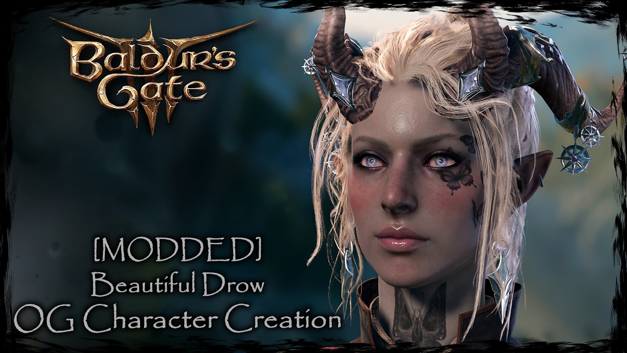 BALDUR'S GATE 3 || Beautiful Drow [Original Character #415] - Female ...