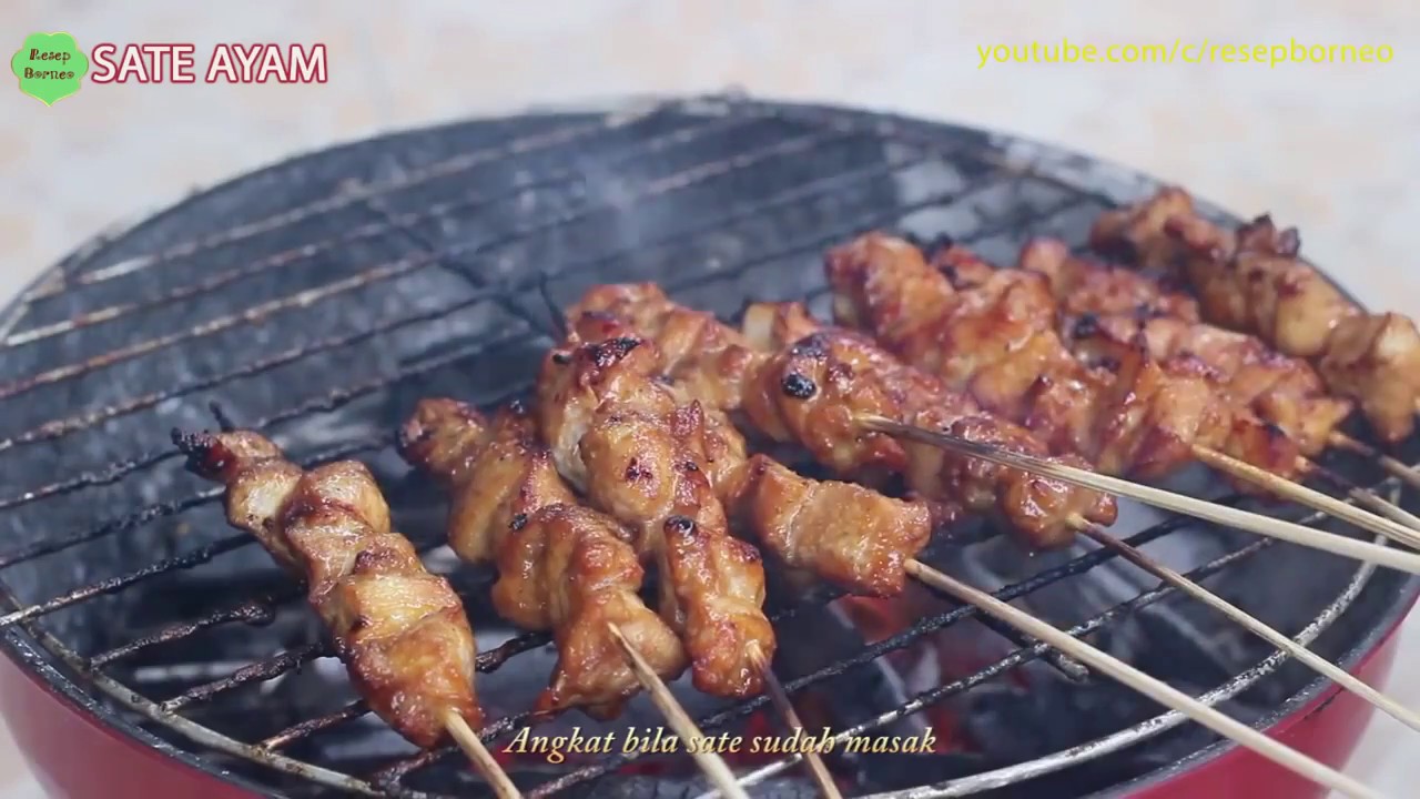 cara masak sate enak eeeenak - YouTube