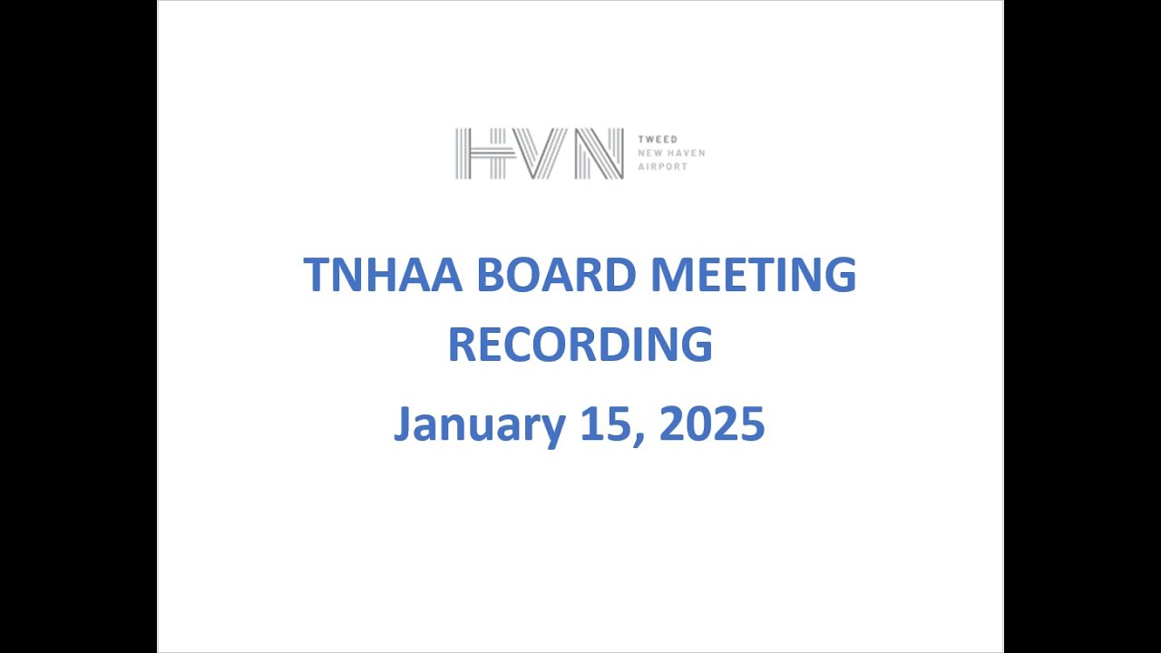Board Meeting Recording January 2025 - YouTube