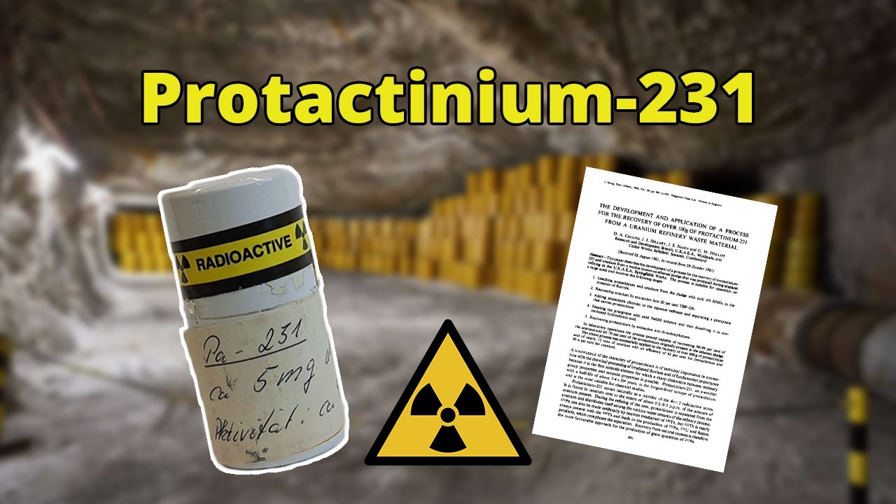 Protactinium-231 - nuclear chemistry - YouTube