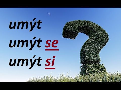 Learn Czech : Difference between SI and SE / Rozdíl mezi SI a SE - YouTube