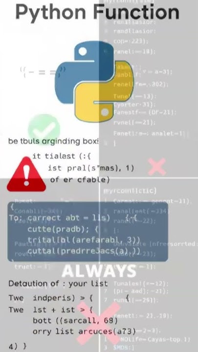 🐍 **Avoid These Common Python Mistakes!** 🚀 - YouTube