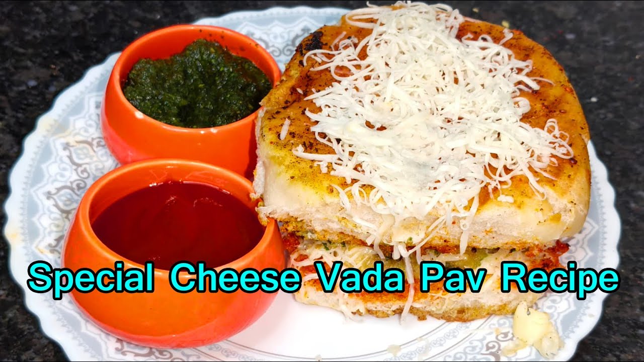Cheese Burst Vada Pav | Unlimited Cheese Vada Pav | Special Vada Pav ...